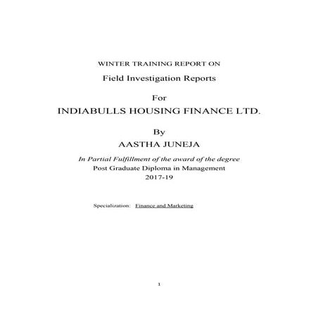 Winter internship report 2017 | PDF