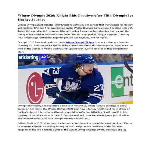 Winter Olympic 2026 Knight Bids Goodbye After Fifth Olympic Ice Hockey Journey.docx