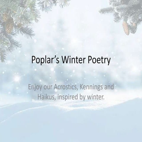 Winter poems | PPT