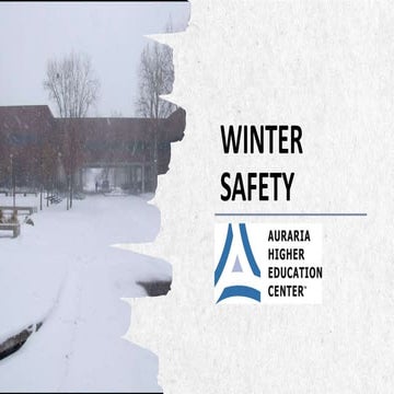 Winter Safety | PPTX