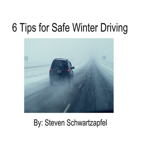 Winter safety driving tips december | PPT