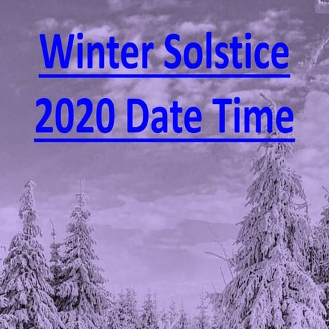 Winter solstice 2021 | PPTX