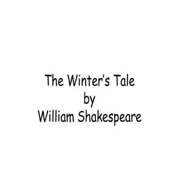 The winter's tale by William Shakespeare | PPTX