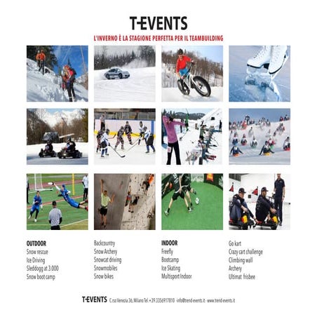 Winter teambuilding indoor and outdoor | PPT