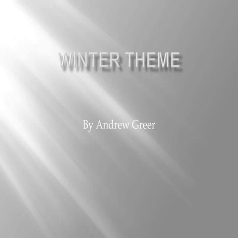 Winter theme | PPTX