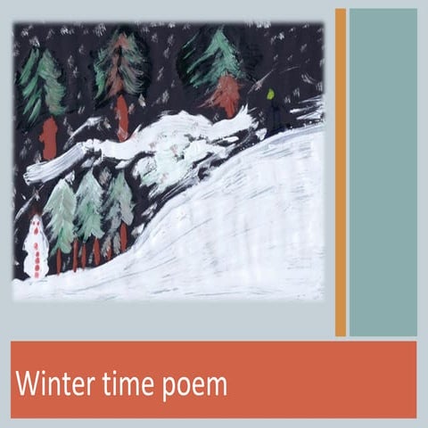 Winter time poem | PPT