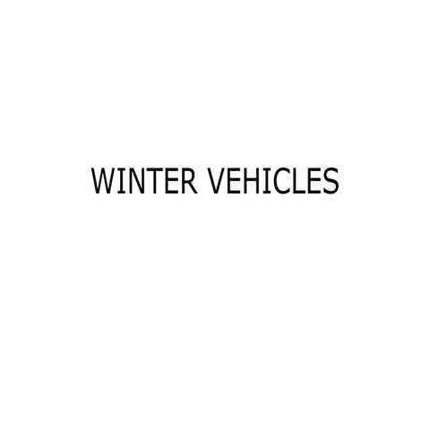 WINTER VEHICLES.pptx
