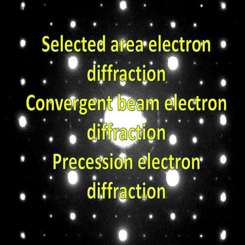 TEM Winterworkshop 2011: electron diffraction | PDF