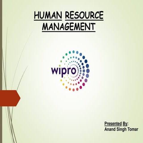 Analysis of Wipro | PPTX