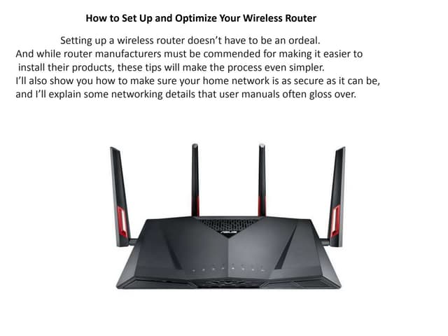 TLE 10 (ICT): Configuring a Wireless Router | PPTX