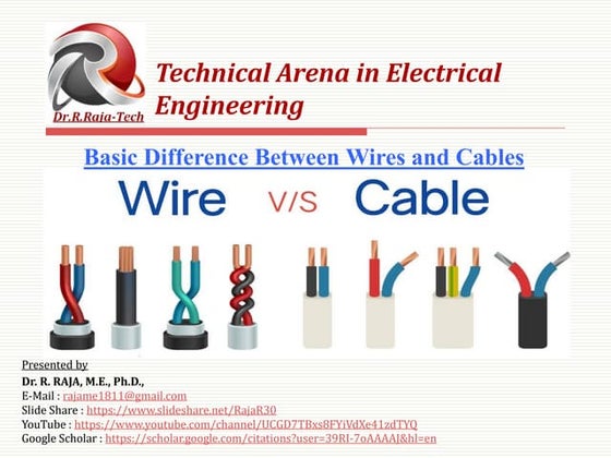 Types of Wires and Cables | PPTX