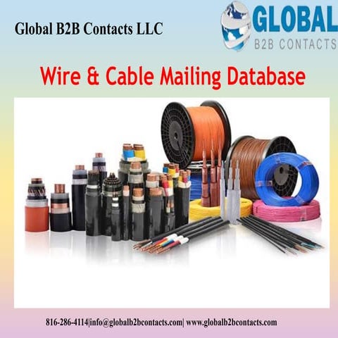 Wire & cable mailing database | PPT