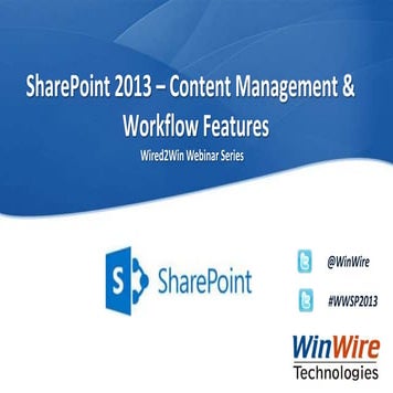 Appsworld - Mobilize your SharePoint with WinWire | PPTX
