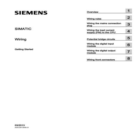 Siemens Simatic Wiring | PDF