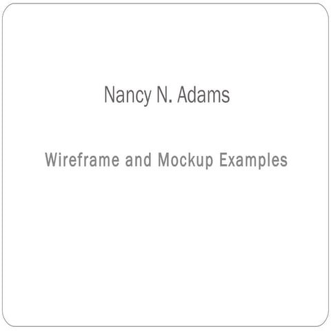 Wireframe Examples5 | PPT