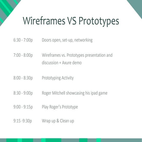 Wireframes vs prototypes | PPTX