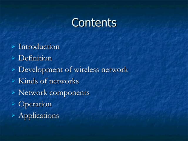 Wireless Network Architecture | PDF