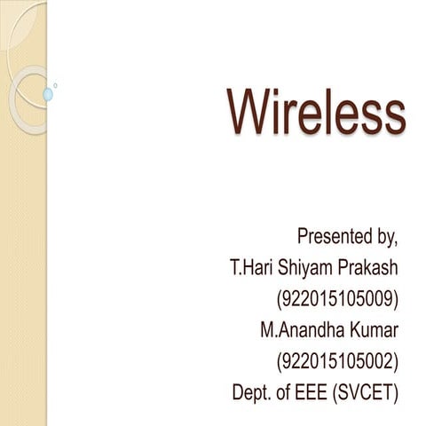 Wireless | PPT