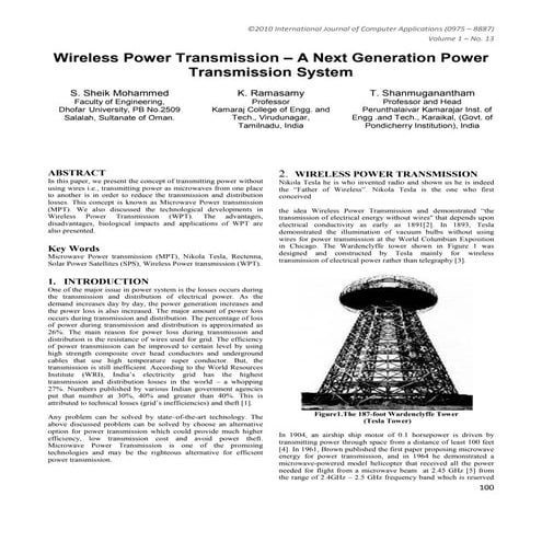 Wireless power-transmission | PDF