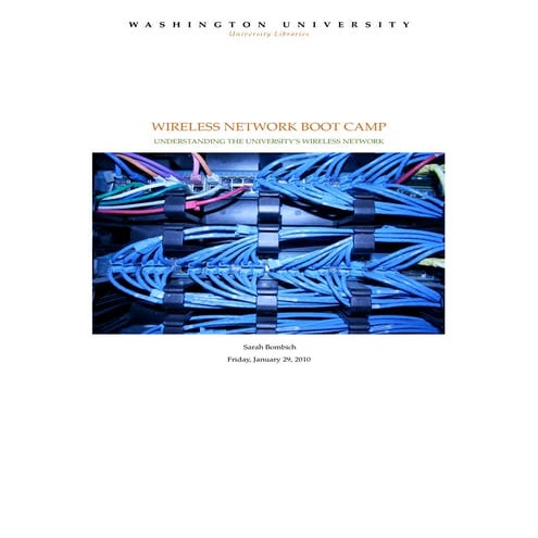 Wireless Boot Camp 2010 Handout | PDF