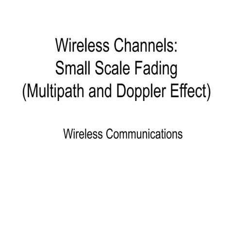 Wireless Channels in wireless communication.pptx