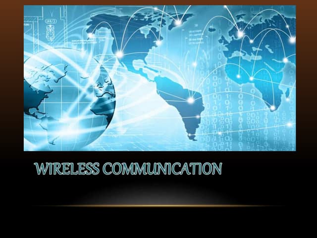 Wireless communication | PPTX