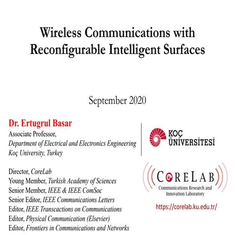 Wirelesscommunicationswithreconfigurableintelligentsurfaces Pdf