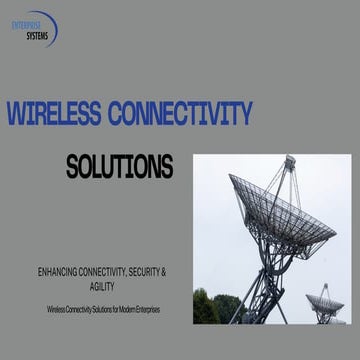 Wireless Connectivity Solutions for Modern Businesses | PDF