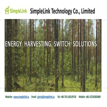 Wireless Dimmer Light Simplelink | PDF