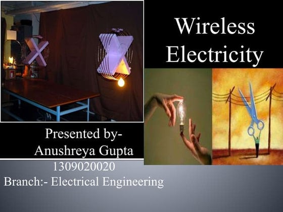 Wireless electricity | PPT