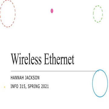Wireless ethernet | PPTX