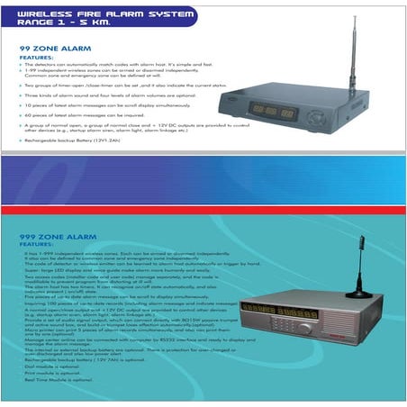 Wireless fire alarm | PDF