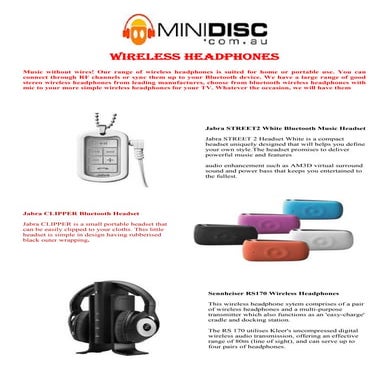 Wireless Headphones | PDF