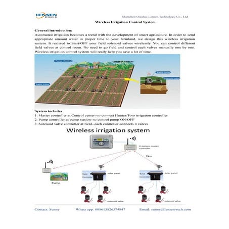 Wireless irrigation System | PDF