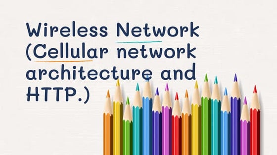 Wireless Network Pptx Computer Networking Computing
