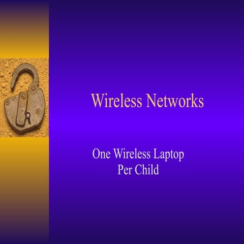 Wireless Networks | PPT