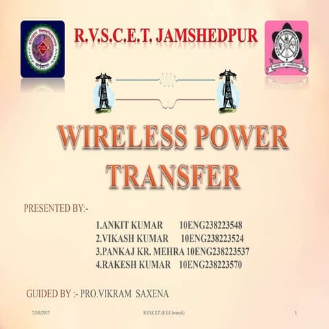 Wireless power transfer | PPT