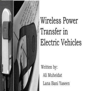 Wireless Power Transfer in Electric Vehicles.pptx