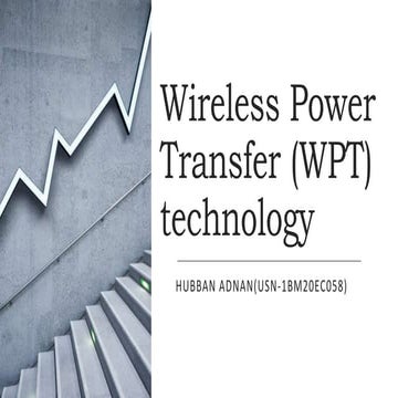Wireless Power Transfer (WPT) technology.pptx | Internet of Things | Internet