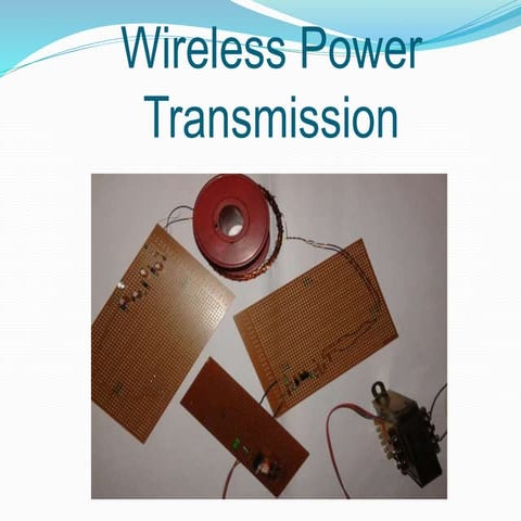 Wireless Power Transmission | PPTX | Internet of Things | Internet