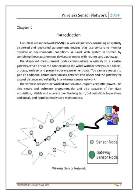 Wireless Sensor Networks Ppt