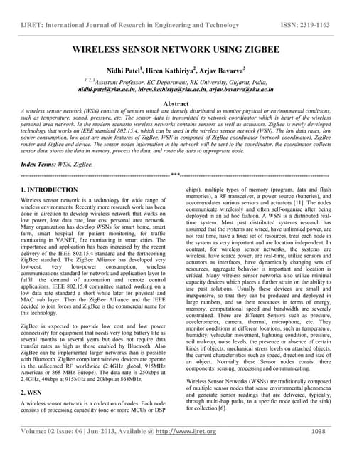 Wireless Sensor Network for Radiation Detection | PDF