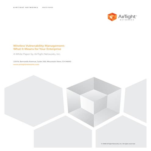 Wireless Vulnerability Management: What It Means for Your Enterprise ...
