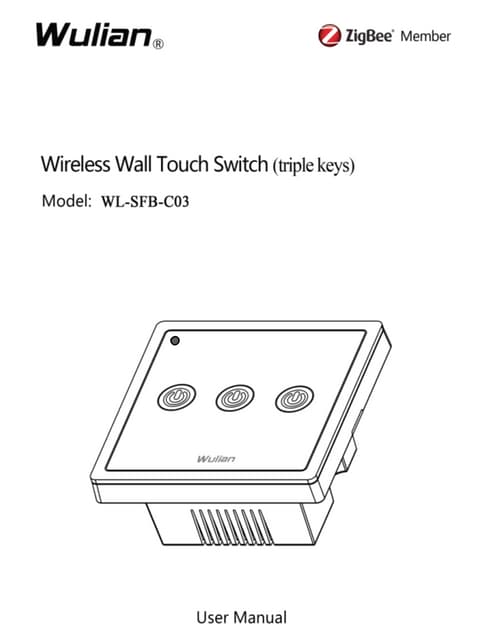 Wireless Wall Switch | PDF