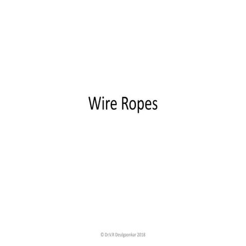 Wire and Rope Drives Explained | PDF | Physics | Science