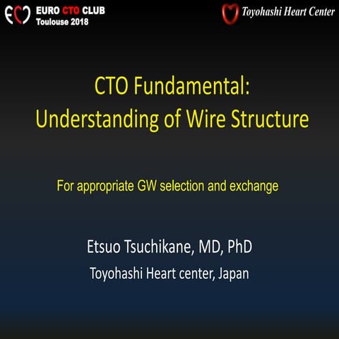 CTO fundamental: Understanding of Wire Structure | PPTX