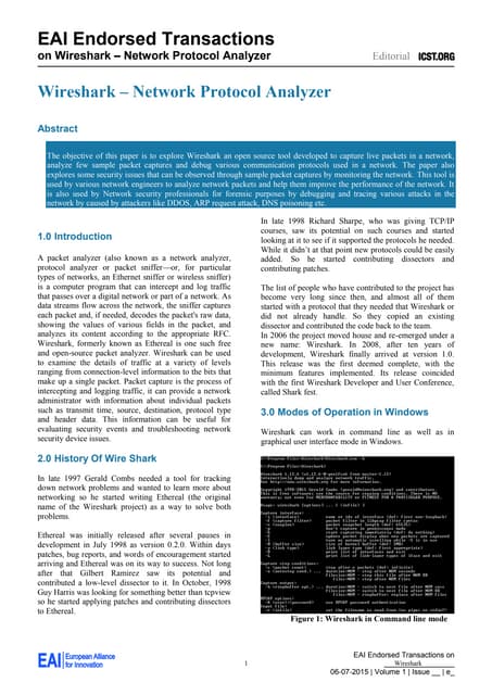 Wireshark Basic Presentation Pptx