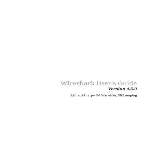 Wireshark User's Guide.pdf.............. | PDF