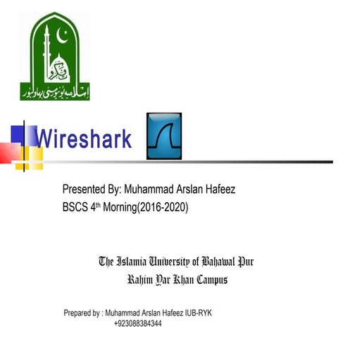 Wireshark working and basics | PPT | Computer Networking | Computing