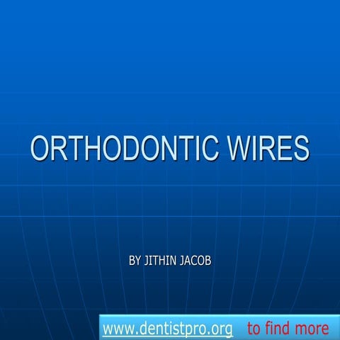 wires in ortho.ppt
